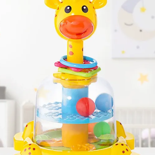 Giraffe Press and Spin Toy for Kids – Fruits of Perseverance