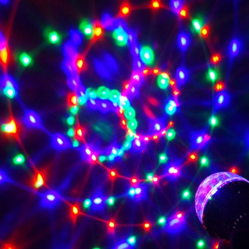 Rotating LED Disco Ball Light Bulb | Multicolour | FRUITOFPERSEVERANCE ...